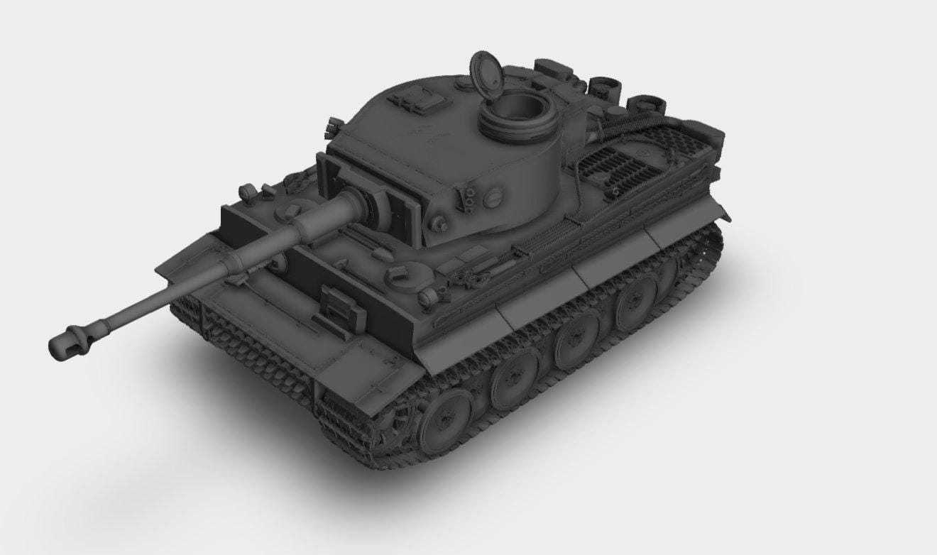 Panzer VI Tiger 1 Early Production - Etsy