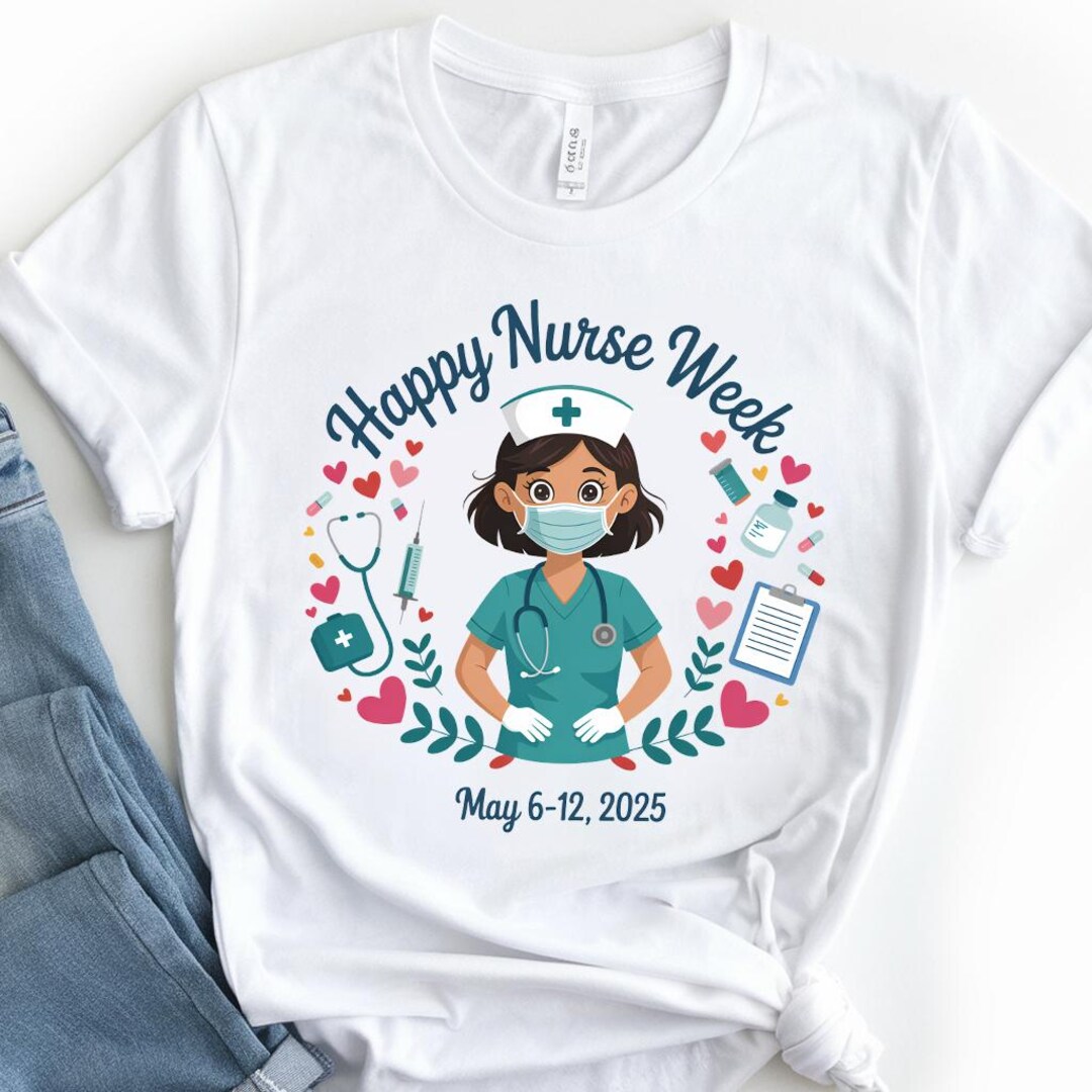 Happy Nurse Week 2025 Png, Nurse Appreciation Week 2025, Nurse Life Png ...