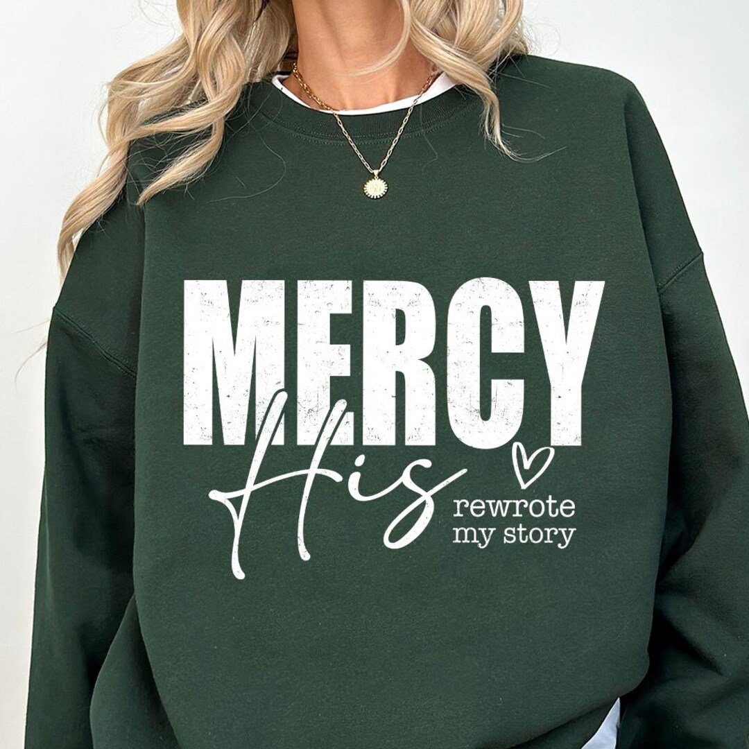 His Mercy Rewrote My Story Png, Christian PNG, Christian Bible Quotes ...