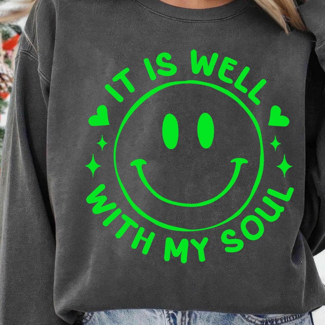 It is Well With My Soul PNG, Christian Smiley PNG, Pray Png, Smiley ...