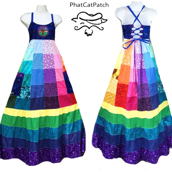 Patchwork Dress - Etsy