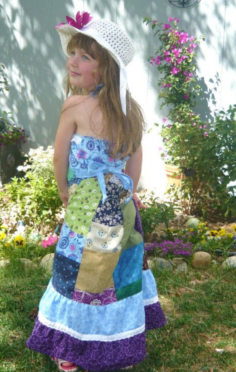 Girls Patchwork Hippie Dress - Etsy