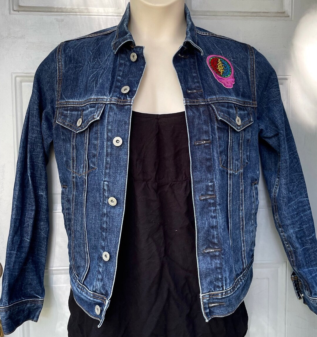 Denim Jacket, Medium Cats - Etsy