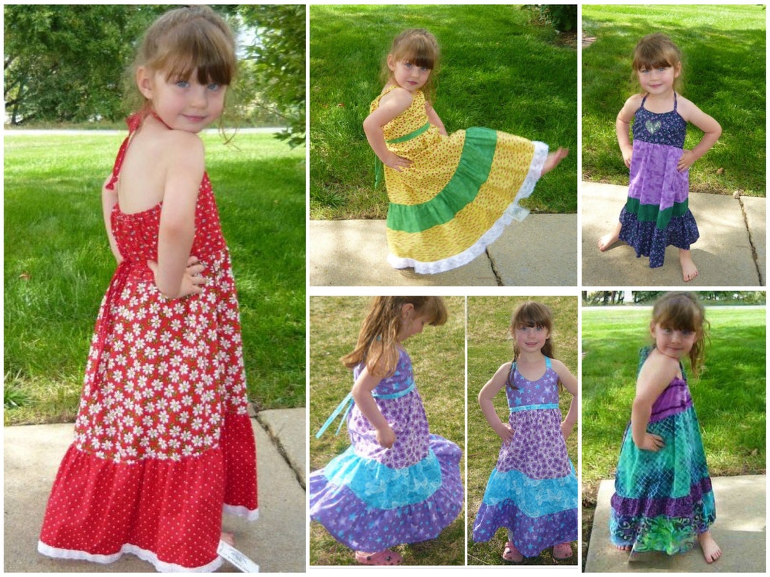 Girls Hippie Spinner Dress, Twirling, Made to Order - Etsy