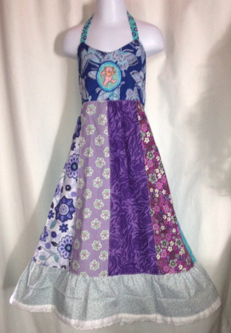 Girls Hippie Patchwork Dress, Custom Made - Etsy