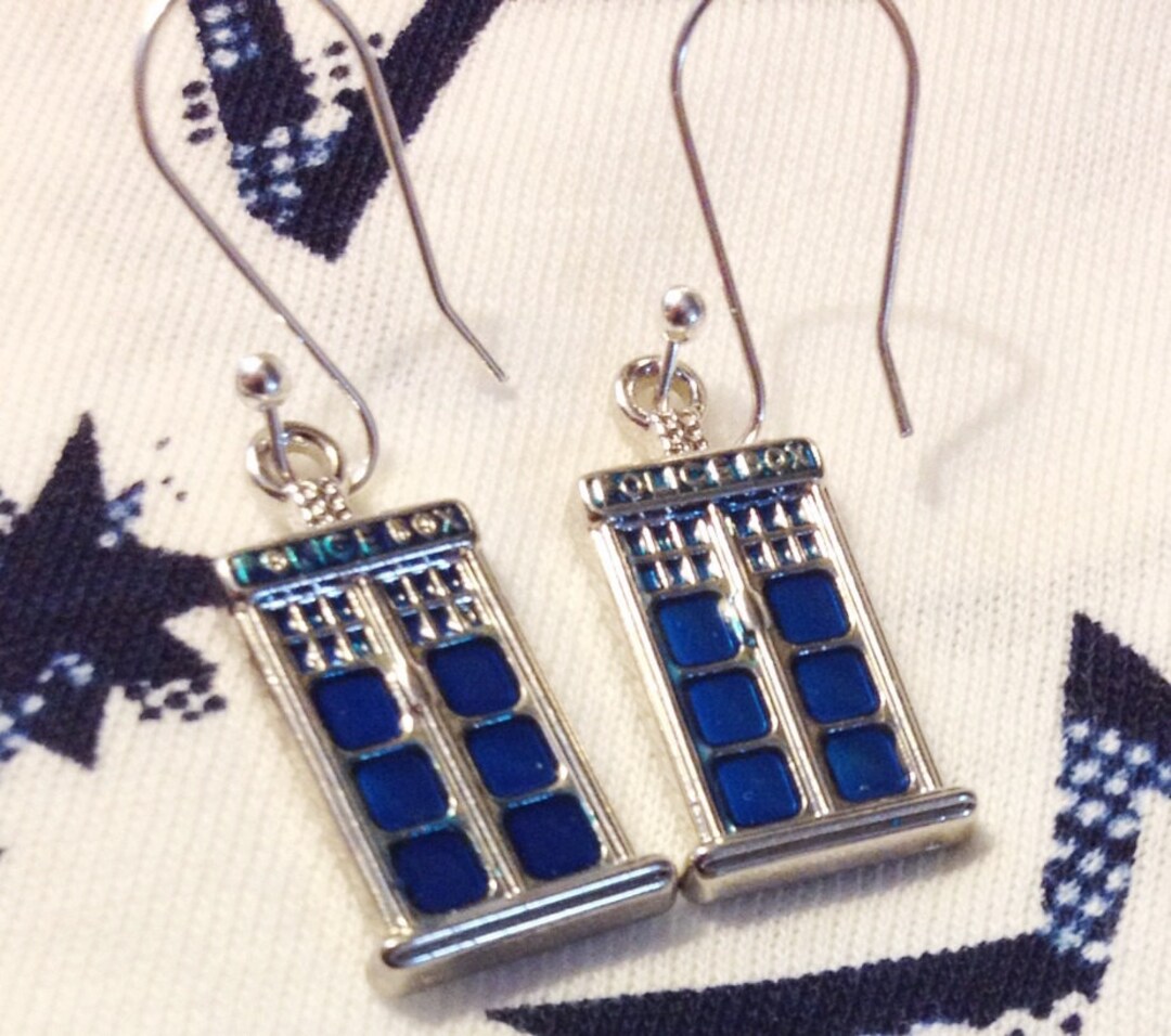 Doctor Who Tardis & Sonic Earrings - Etsy