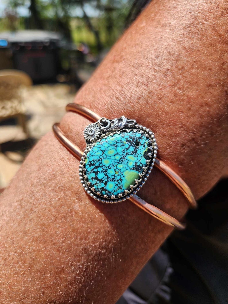Spider Turquoise Upper Arm Cuff - Etsy