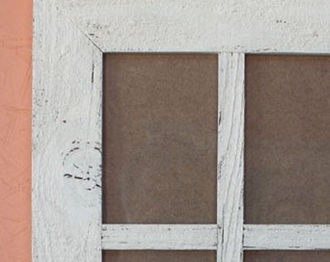 Salvaged Barnwood and Ivory Window Frame Six 4x6 PRICE REDUCED - Etsy
