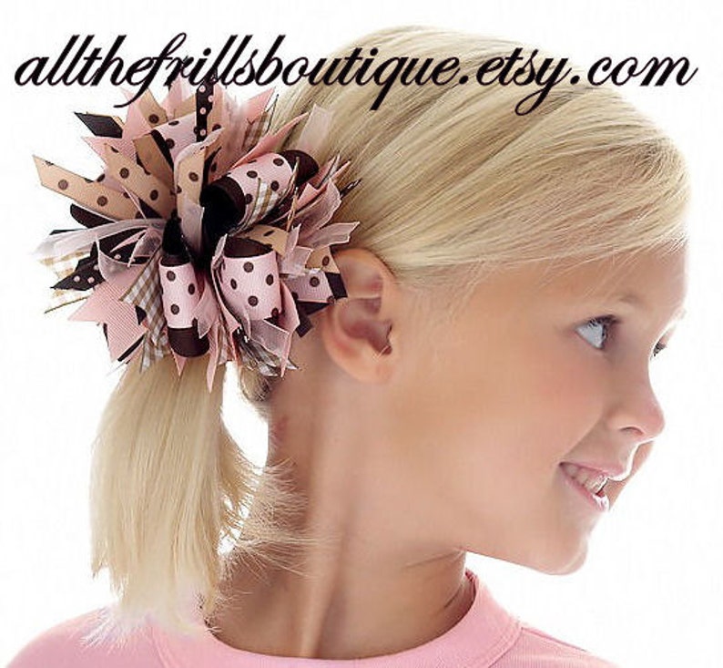 How to Make Funky Loopy Hair Bows .... Boutique Instructions Guide ...