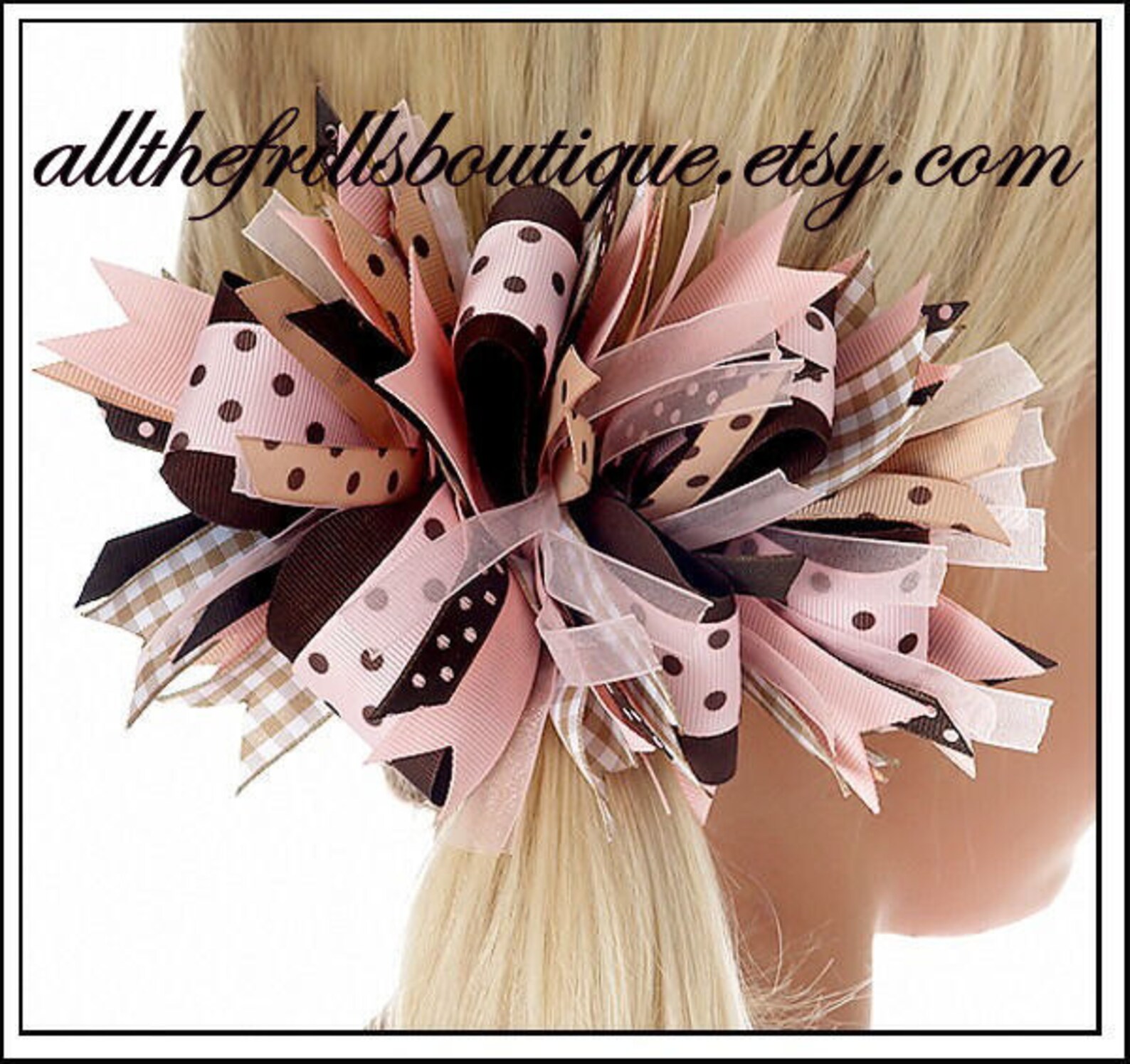 How to Make Funky Loopy Hair Bows .... Boutique Instructions Guide ...