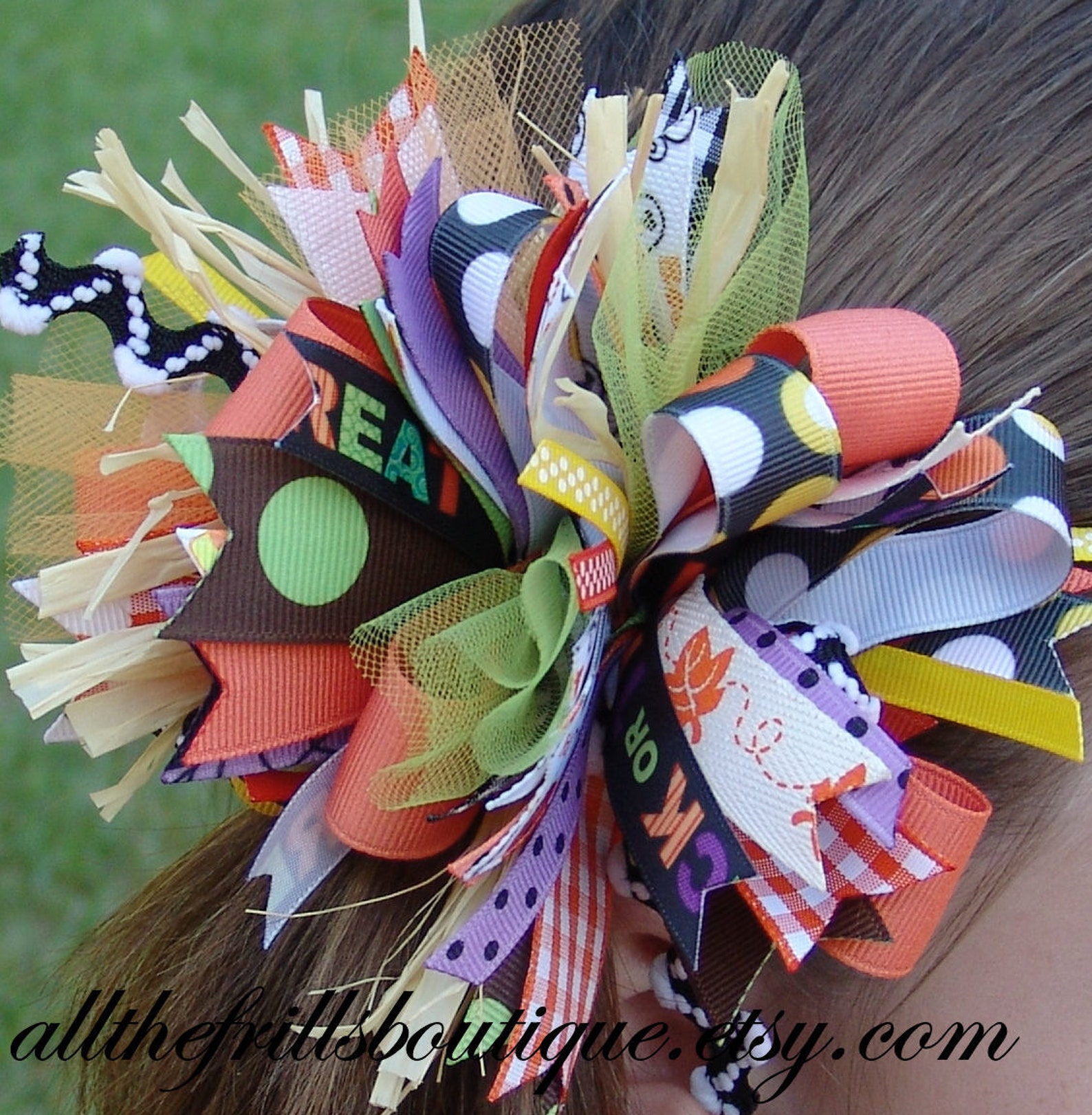 How to Make Funky Loopy Hair Bows .... Boutique Instructions Guide ...