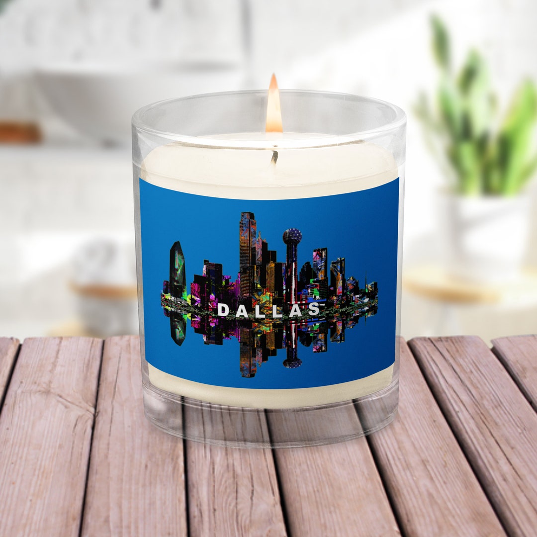 Dallas in Graffiti Glass Jar Soy Wax Candle - Etsy