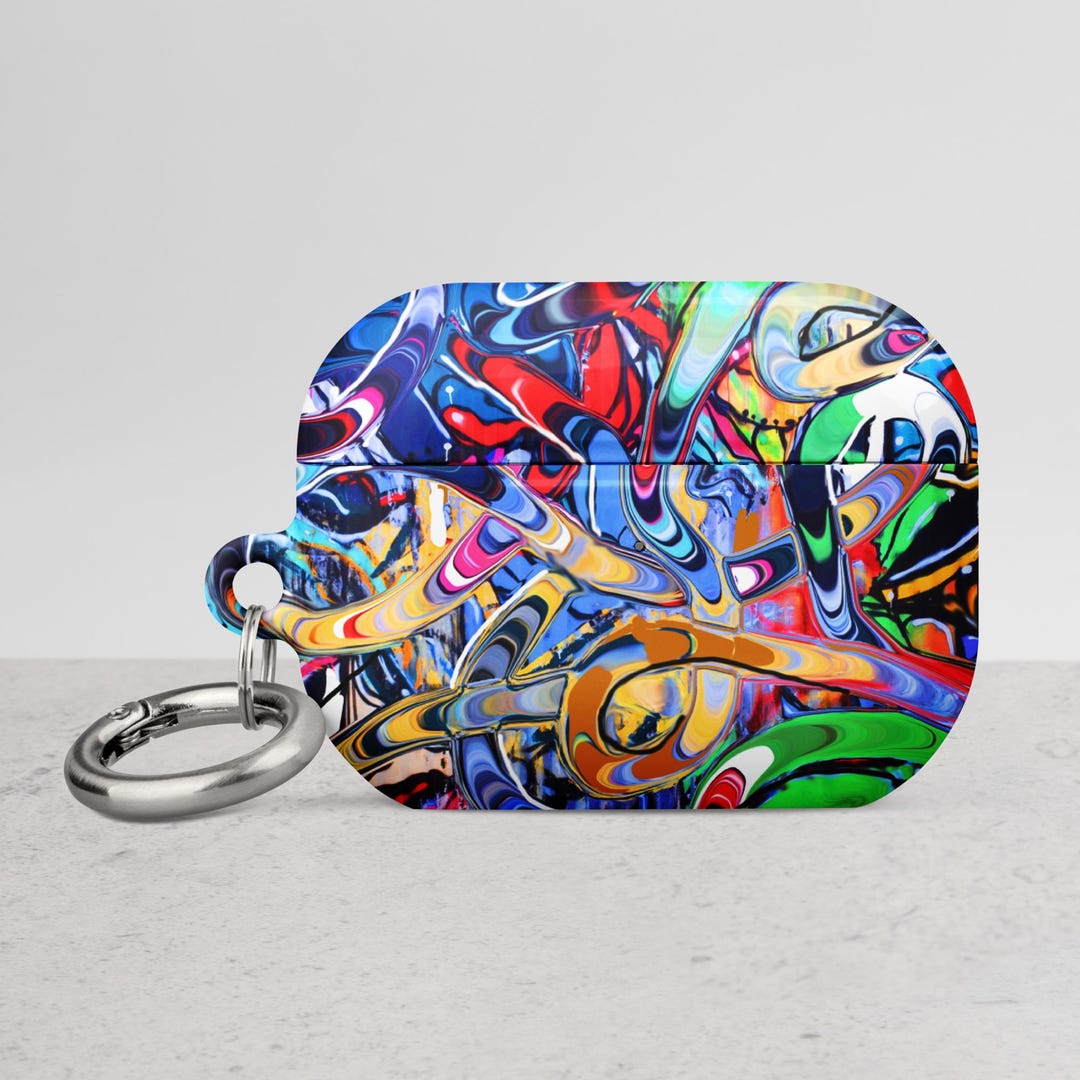 Stylish Street-style Spin Art Airpods Case - Etsy