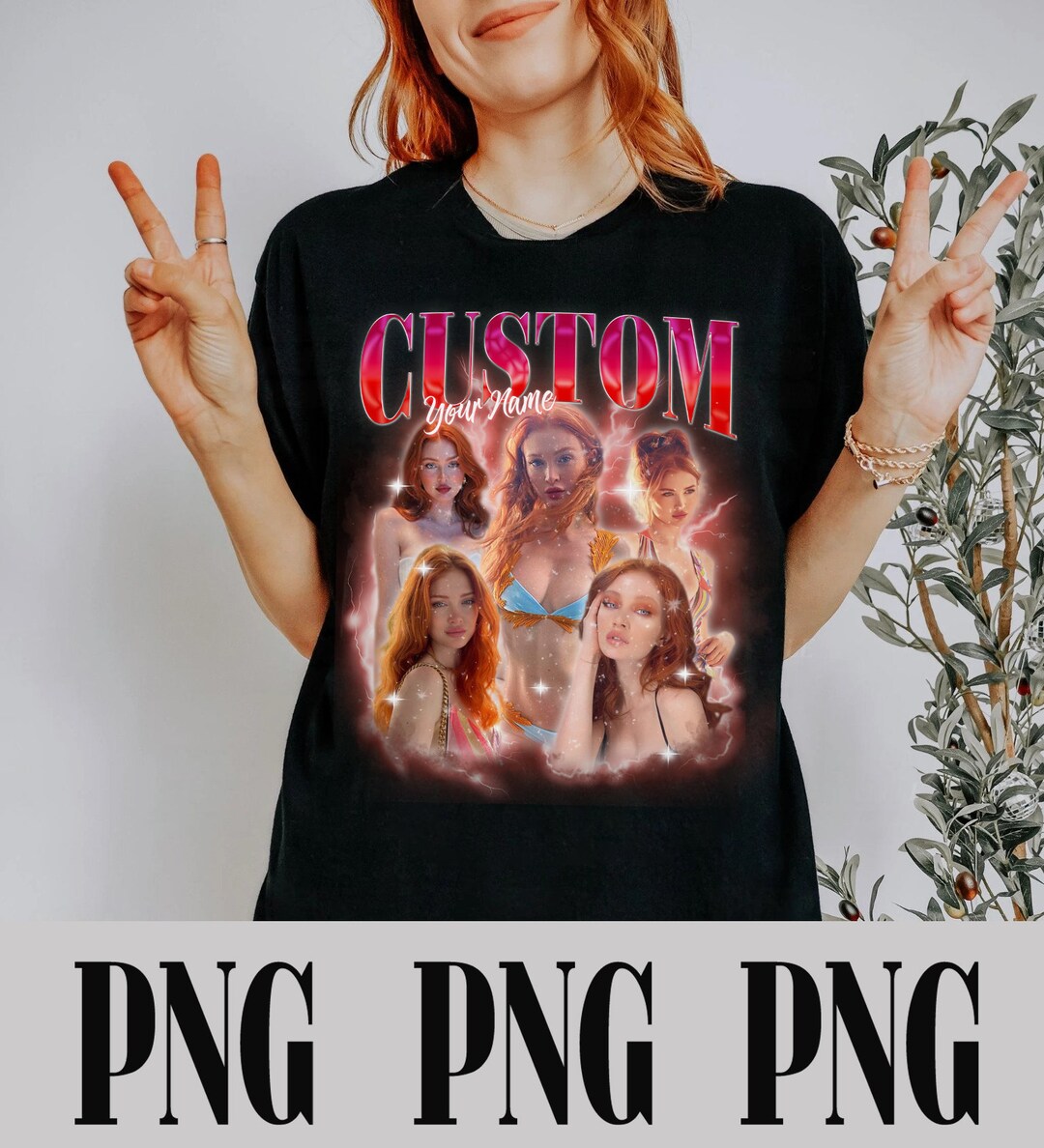 Custom Bootleg Rap Tee PNG, Digital File, Personalize Bootleg Shirt PNG ...