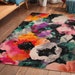 Cottagecore Bumblebee Area Rug, Floral Kitchen Floor Carpet, Bee Lover ...
