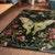 Black Gothic Victorian Area Rug, Dark Cottagecore Bedroom Floor Carpet ...