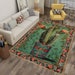 Cottagecore Bumblebee Area Rug, Floral Kitchen Floor Carpet, Bee Lover ...