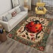 Cottagecore Bumblebee Area Rug, Floral Kitchen Floor Carpet, Bee Lover ...