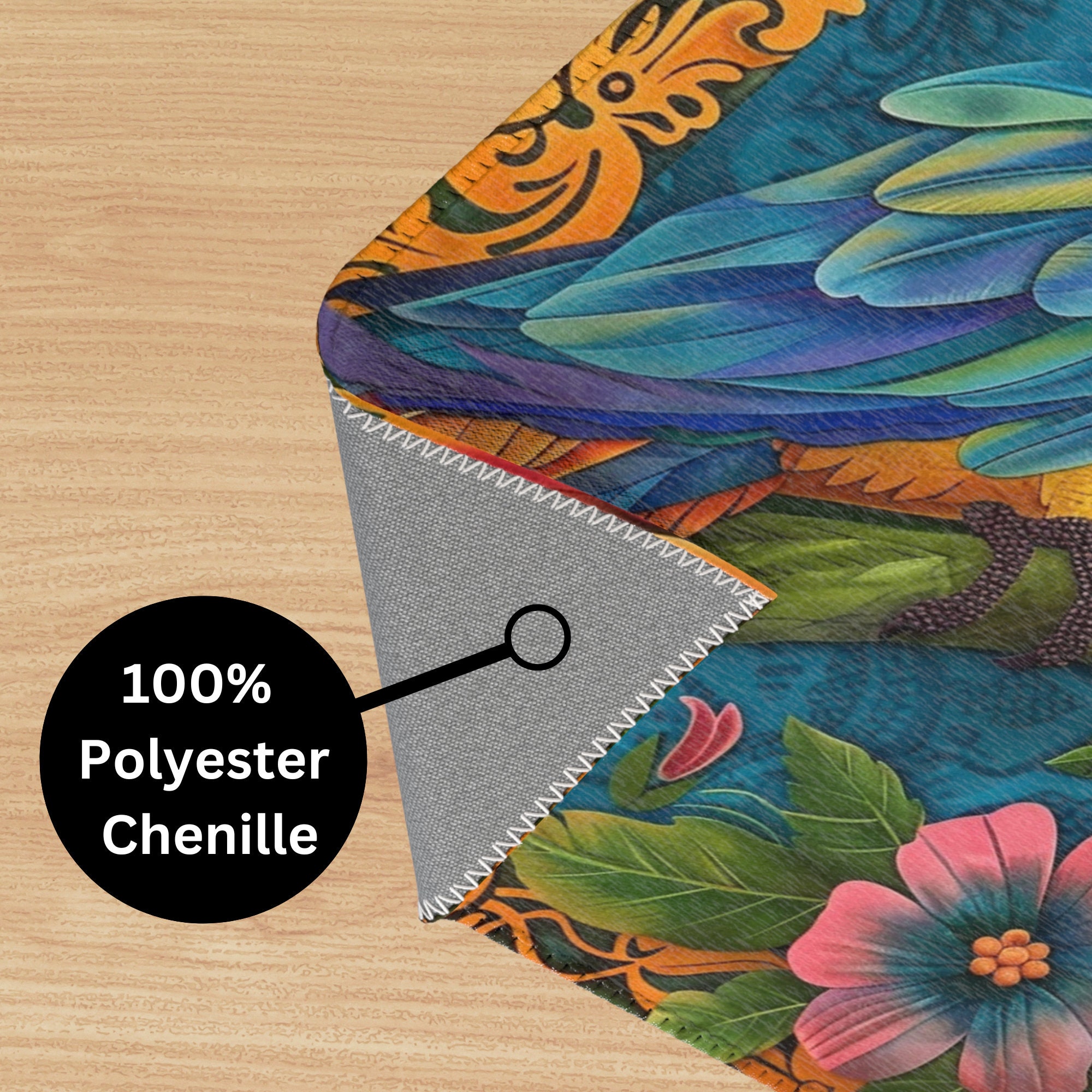 Green Luna Moth Area Rug, Aesthetic Living Room Art Deco Rug ...