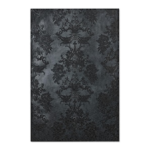 Black Gothic Victorian Area Rug: Dark Cottagecore Decor - Etsy