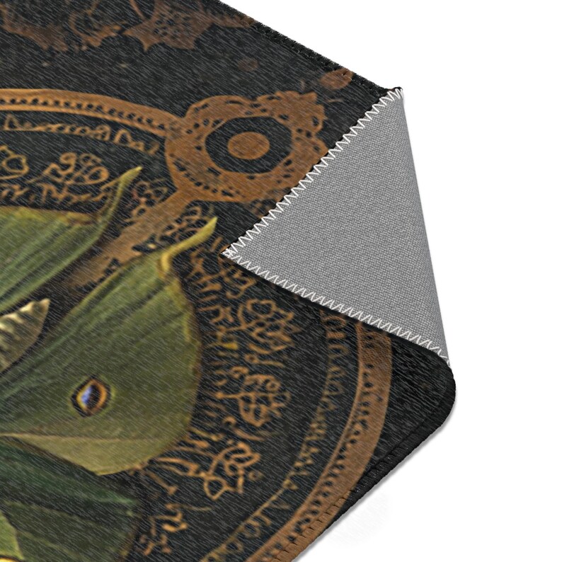 Mandala Moth Area Rug, Modern Classic Fusion Living Room Art Deco Rug ...