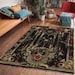 Cottagecore Bumblebee Area Rug, Floral Kitchen Floor Carpet, Bee Lover ...