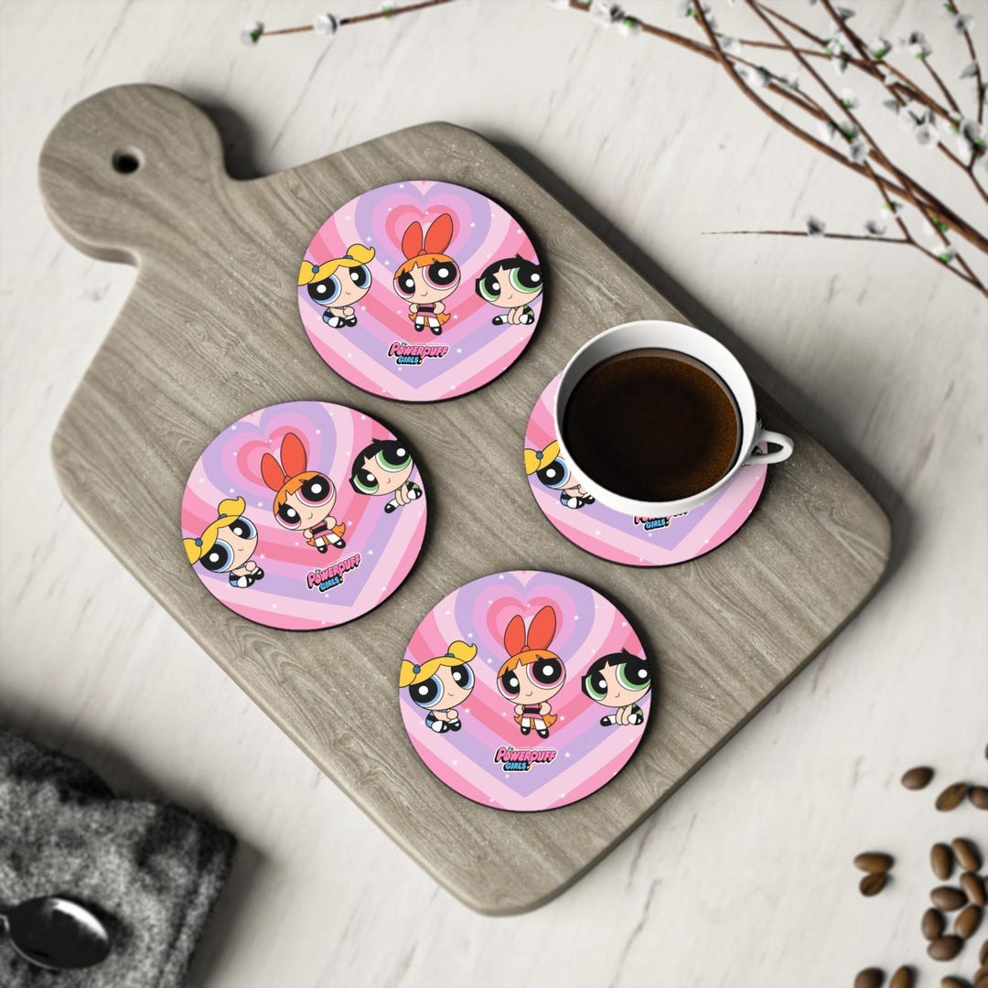 Powerpuff Girls Coasters / Powerpuff Girls Dining Accessories ...