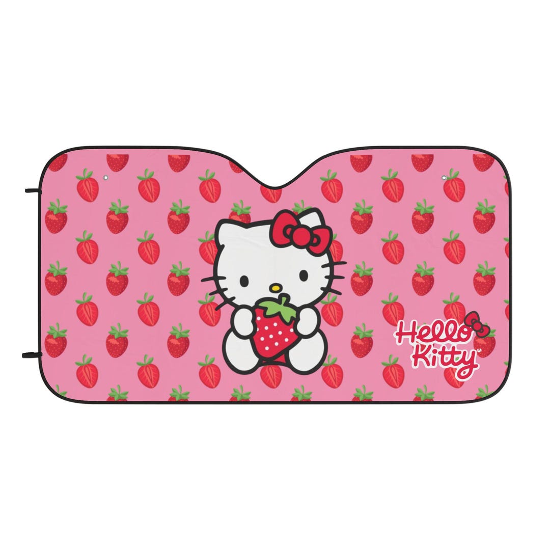 Sanrio Strawberry Hello Kitty Car Sun Shades - Etsy
