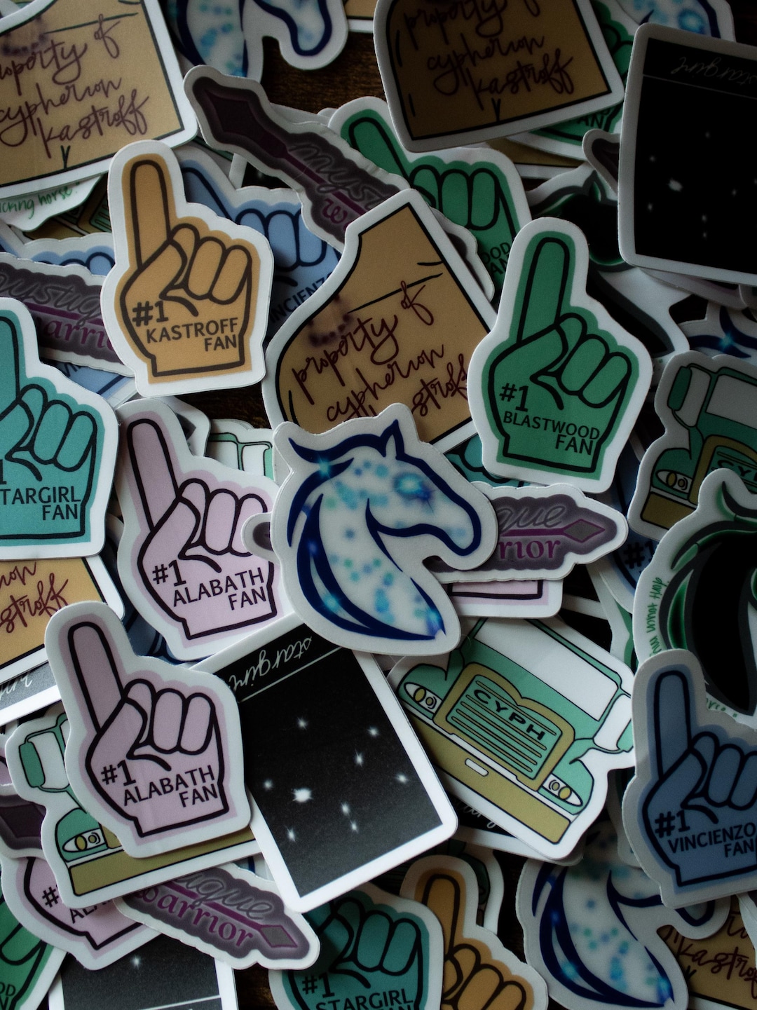 The Curse of Ophelia Stickers - Etsy
