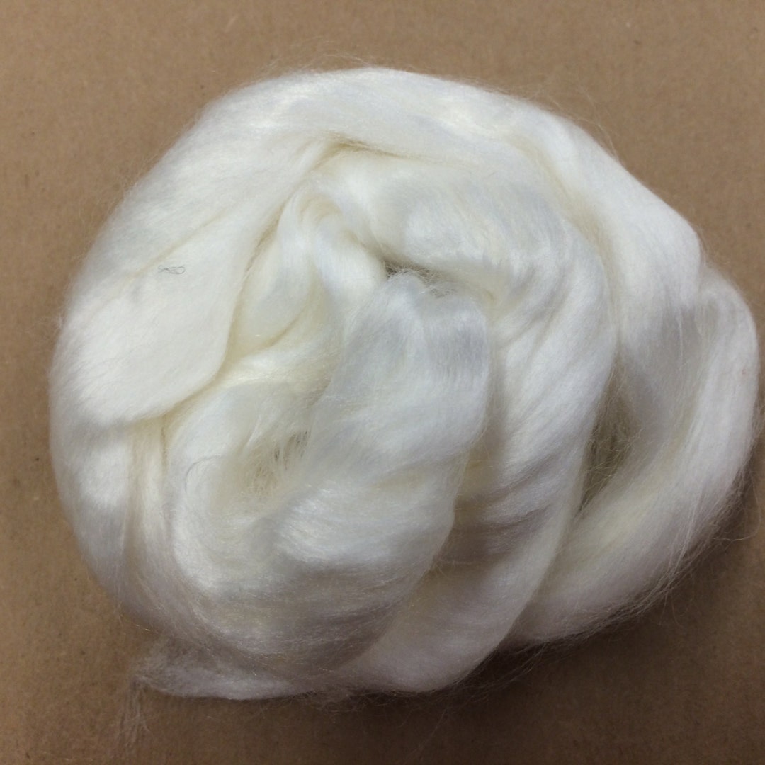 Bamboo Fiber / Viscose Fiber in Natural White - 1/2 Oz - Great for ...