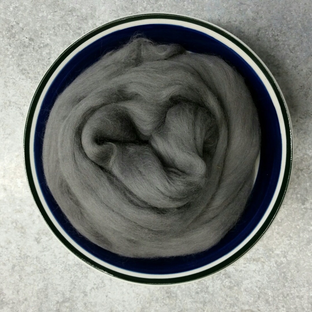 Silver Gray Merino Wool Roving / 21.5 Micron 1 Oz Nuno - Etsy