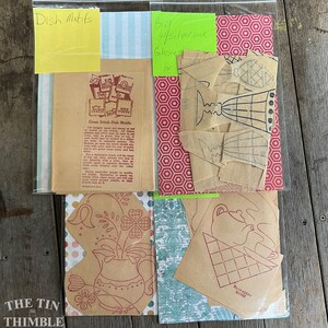 Assorted Packages of Vintage Embroidery Transfers - Select Your Motif ...