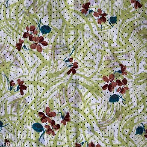 Dotted Swiss Fabric Vintage 1960s Raised Dotted Swiss Piece in Green ...