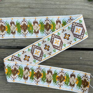 Vintage Embroidered Sewing Trim - 2 Inch Width - by the Half Yard - Etsy