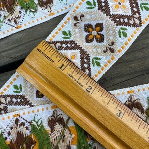 Vintage Embroidered Sewing Trim - 2 Inch Width - by the Half Yard - Etsy