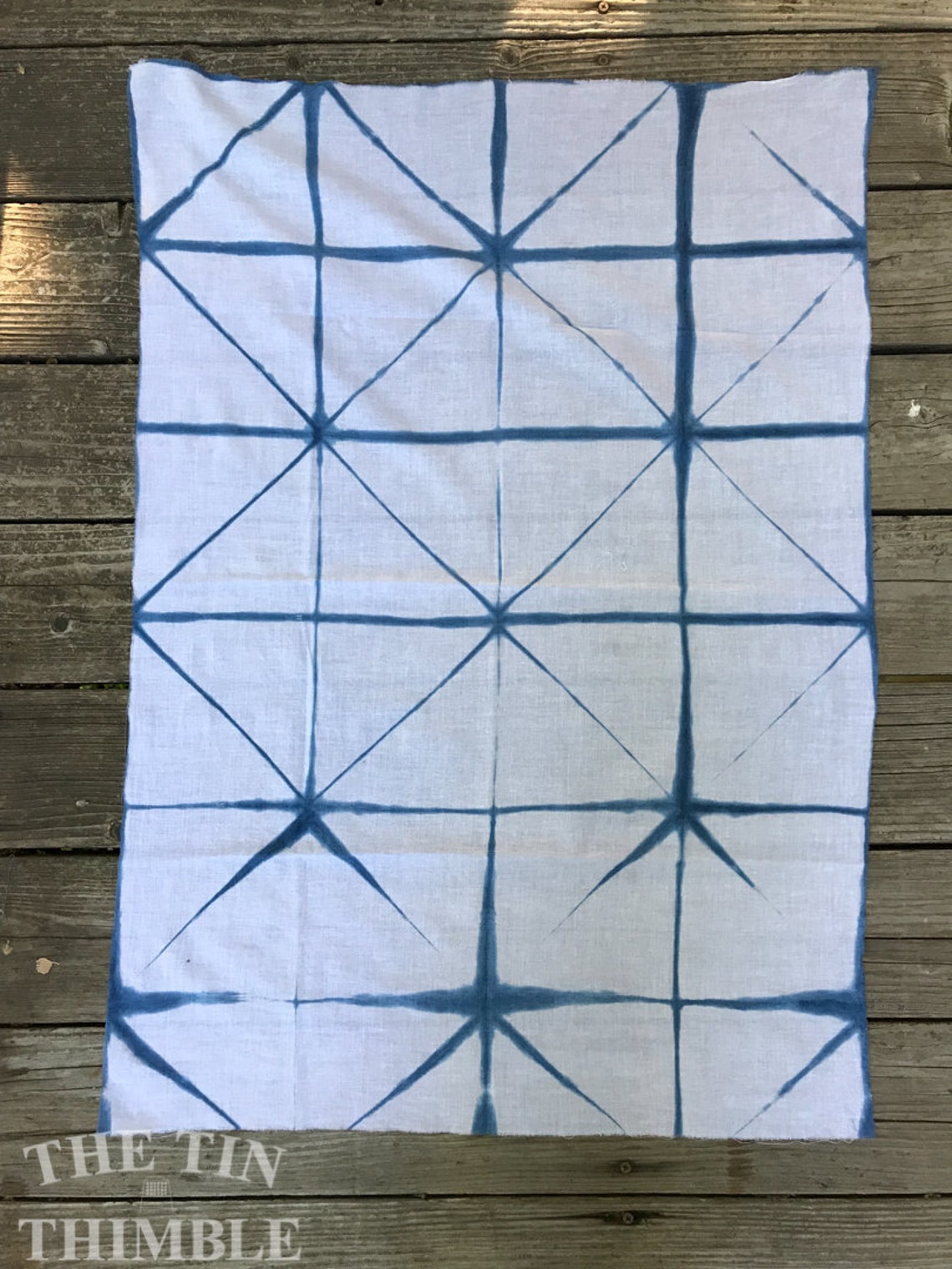 Itajime Shibori / 100% Cotton / Hand Made / Made in USA / - Etsy