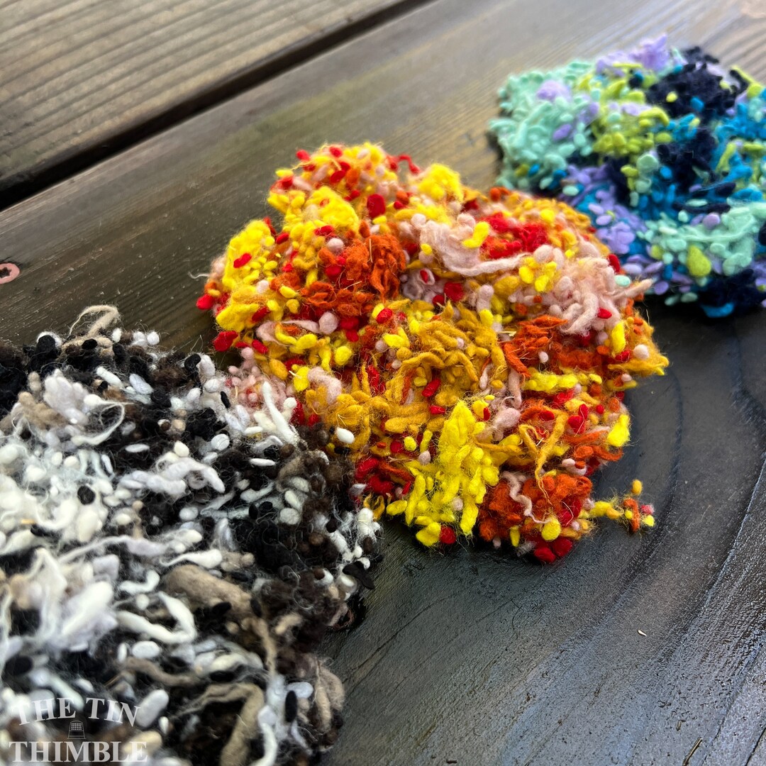 Mixed Pack of Wool Nepps or Nibs for Felting by DHG / 1/4 Oz ...