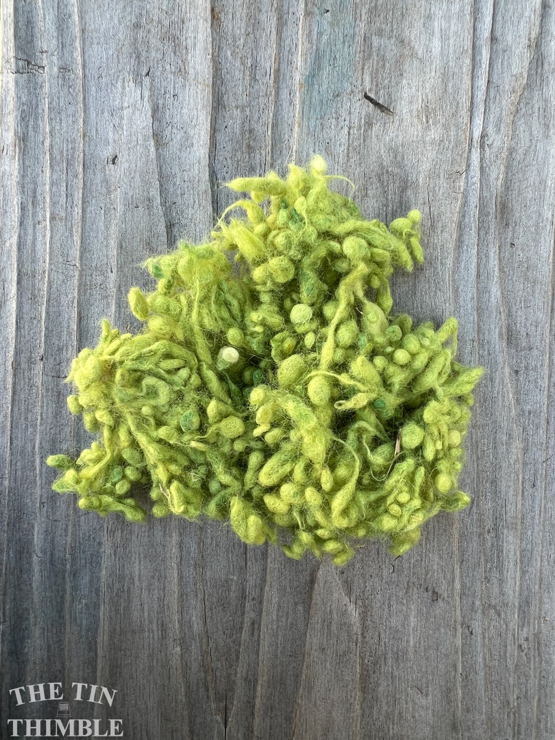 Green Dyed Wool Nepps or Nibs for Felting by DHG / 1/8 Oz or More ...