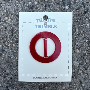 Vintage Belt Buckle - Authentic Vintage Red Plastic Belt Buckle - #25 ...