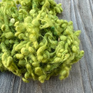 Green Dyed Wool Nepps or Nibs for Felting by DHG / 1/8 Oz or More ...