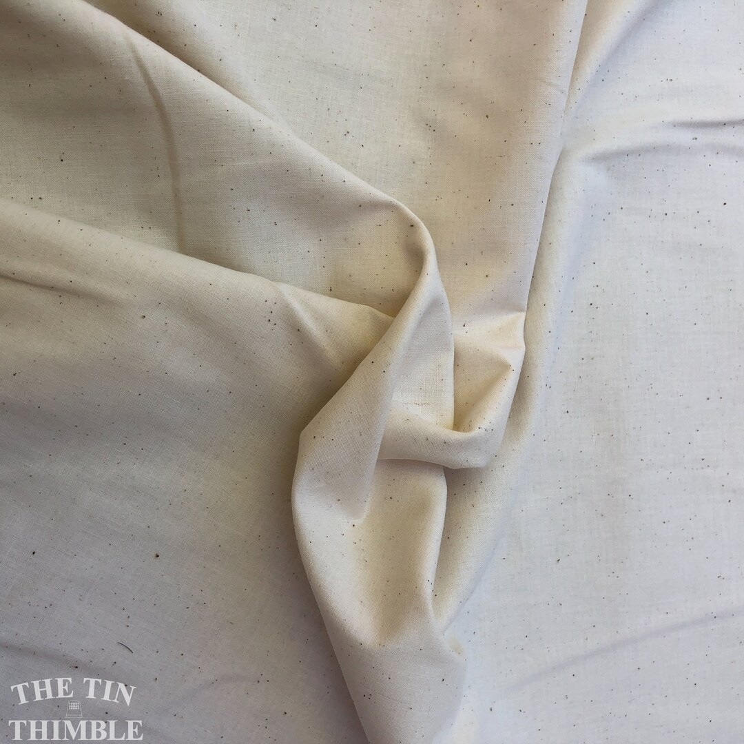Muslin - 100% Cotton Bleached Utility Fabric by the Yard - Made in USA ...
