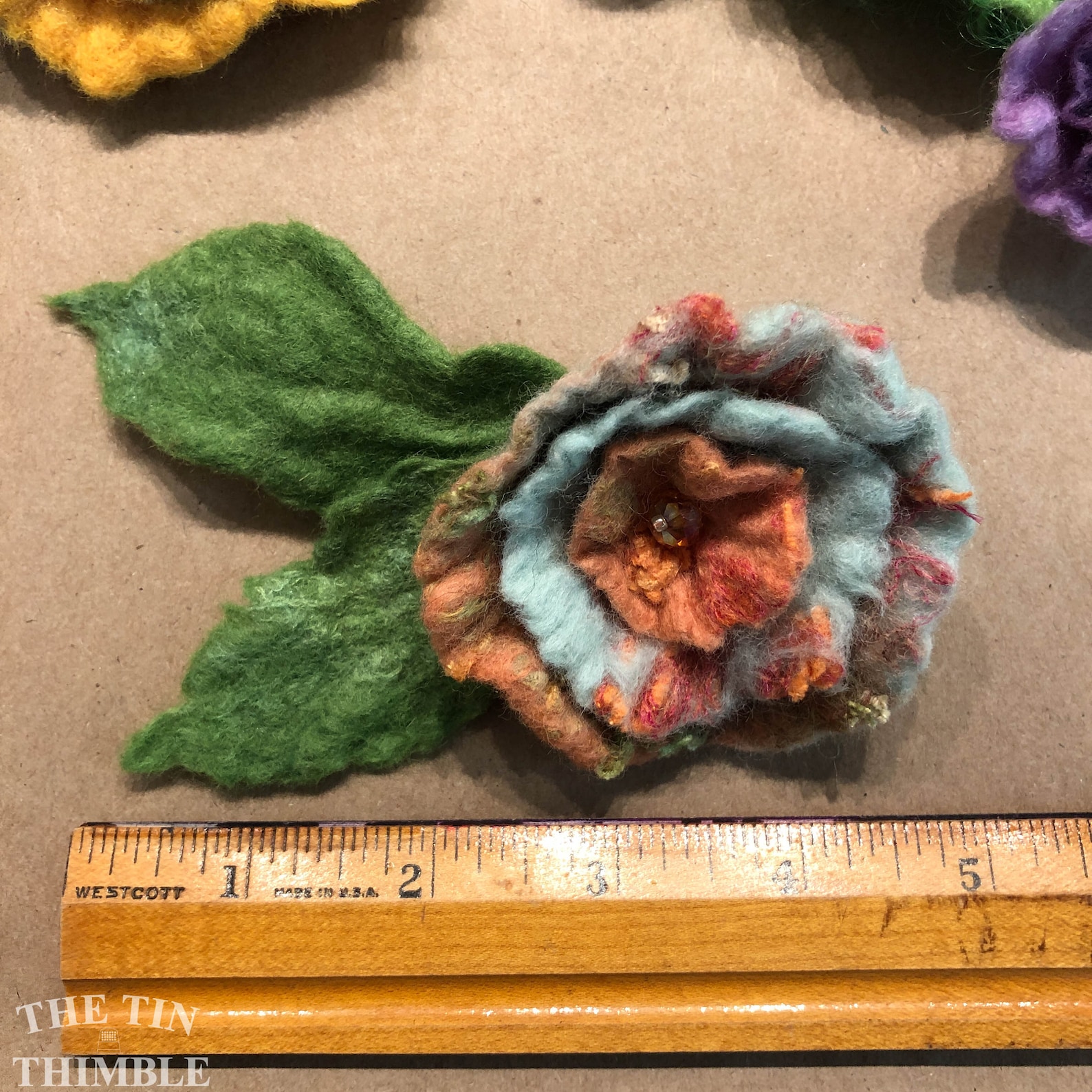 Hand Felted "bitty Blossom" - Single Small Flower for Gift ...