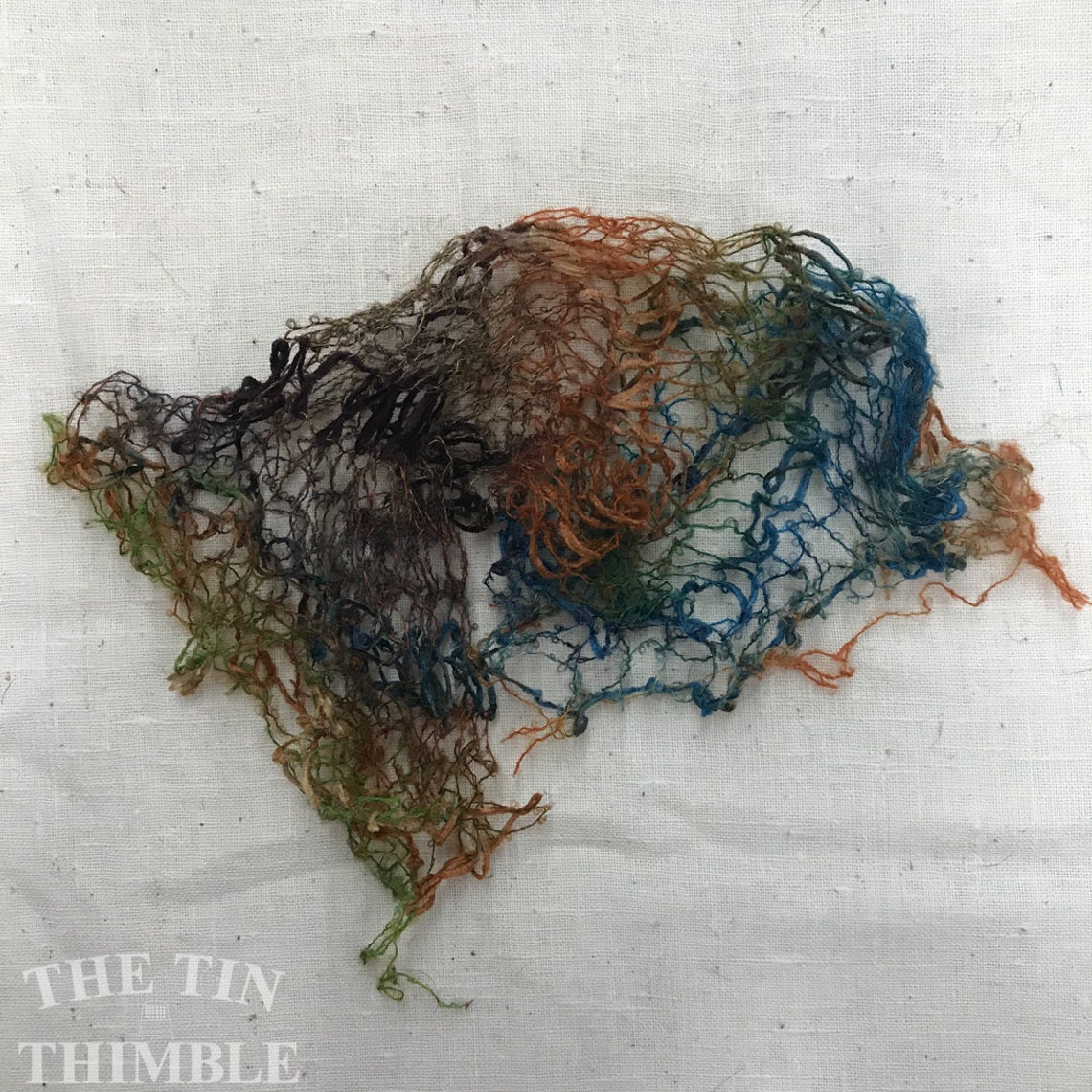 Tubular Yarn #1/ Felting Fiber / Cool Fiber - 18" - Nuno Felting / Wet ...