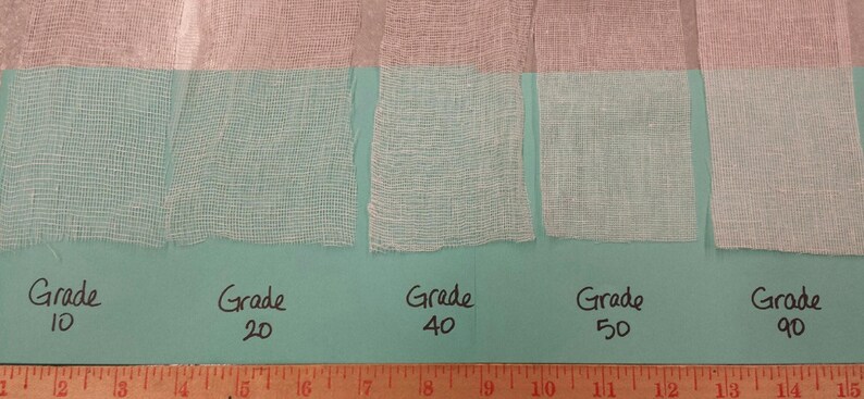 Cheesecloth / Scrim / Gauze / Grade 10 / by the Yard / 100% Cotton ...