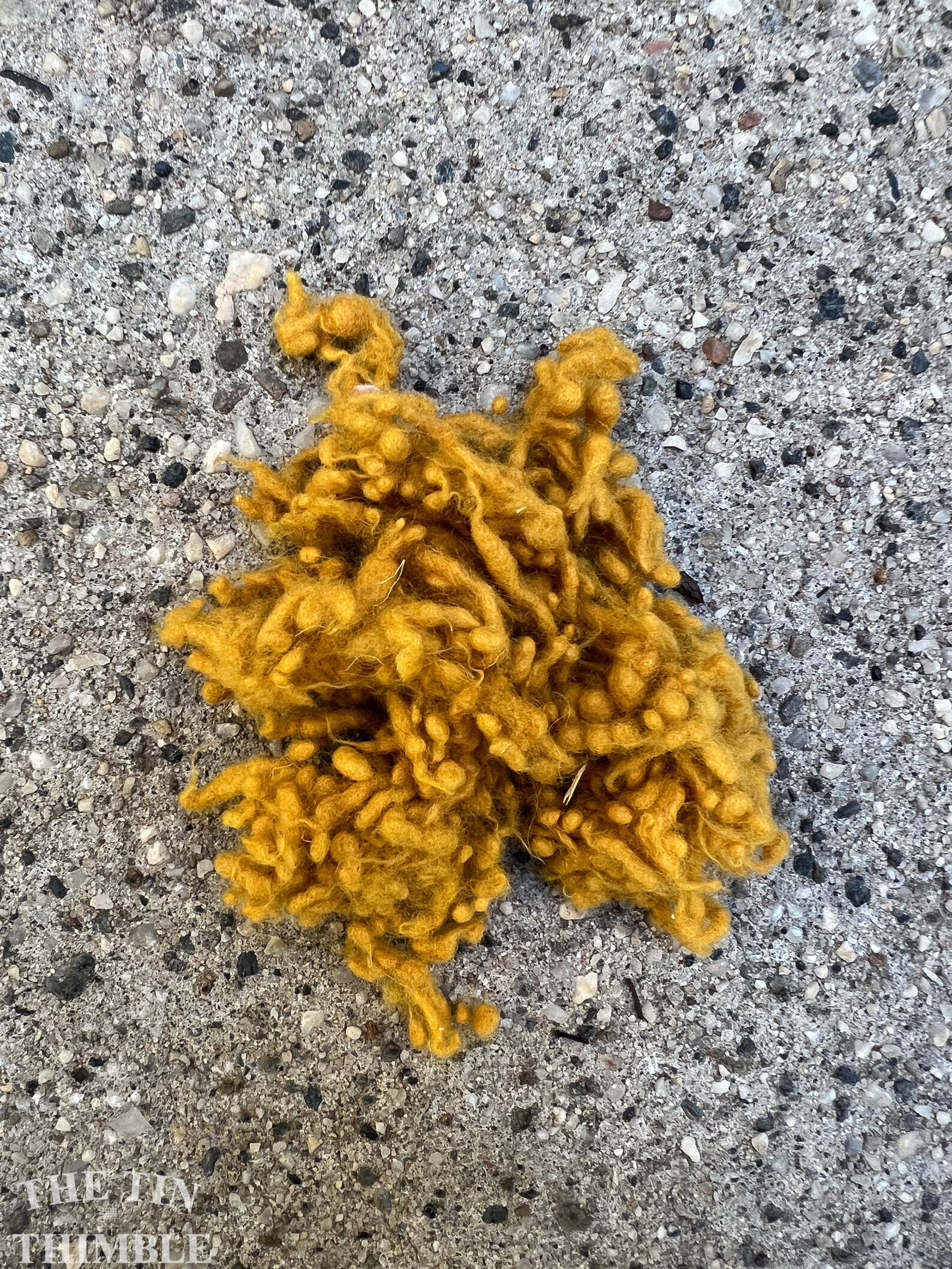 Saffron Yellow Gold Wool Nepps or Nibs for Felting by DHG / 1/8 Oz or ...