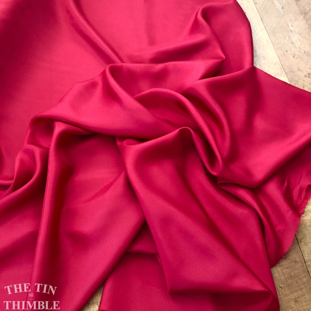 Silk Fabric / China Silk / Habotai Silk / 1 Yard / 100% Silk / Bright ...