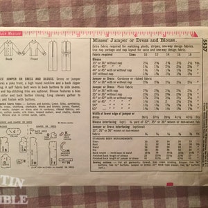 Vintage 1960s Simplicity 5537 Size 10 Bust 31 Vintage Simplicity / 60s ...