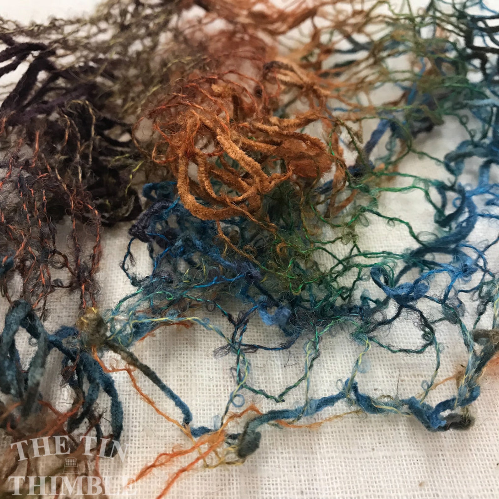 Tubular Yarn #1/ Felting Fiber / Cool Fiber - 18" - Nuno Felting / Wet ...