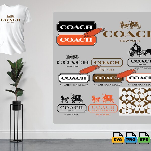 Coach Logo Svg - Etsy