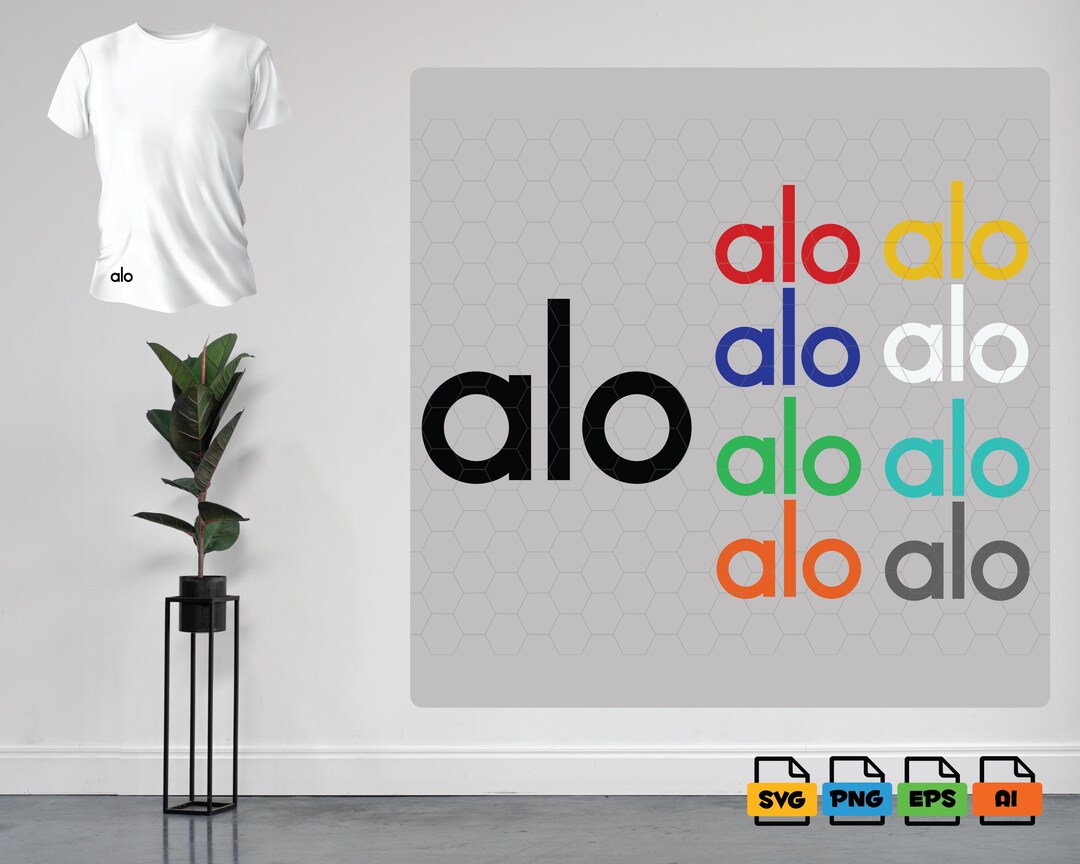 Alo SVG and PNG Files High Resolution Images Ready to Use for Cricut - Etsy